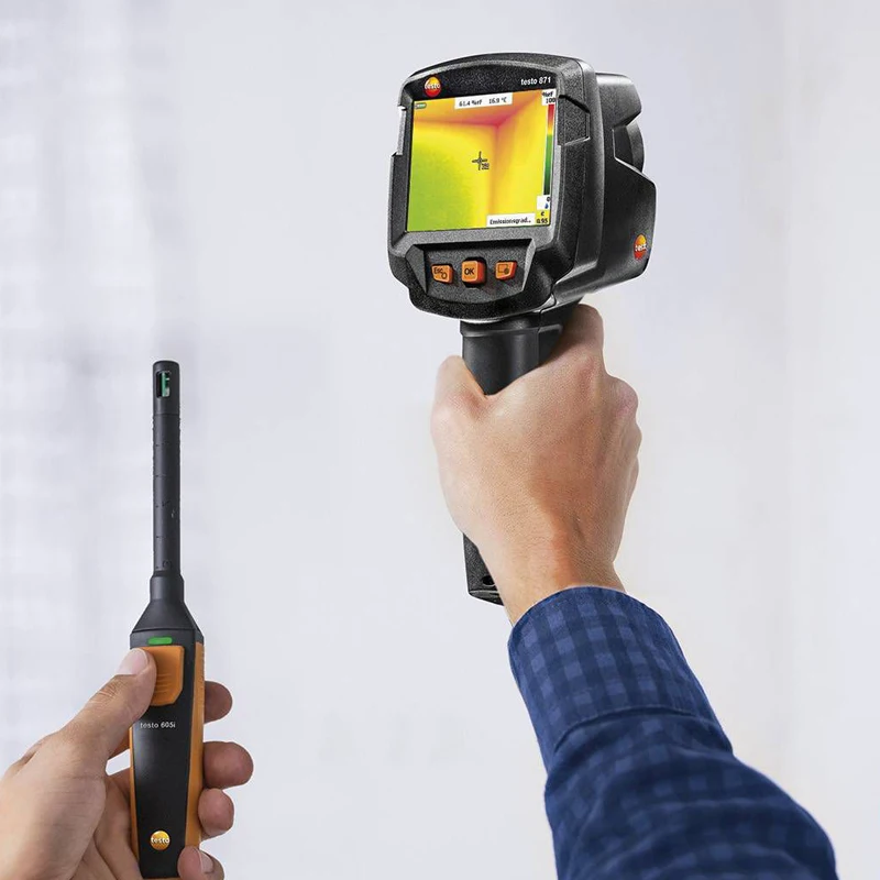 0560 8726 Testo Thermal Imager With 605i Bluetooth Humidity, 45% OFF