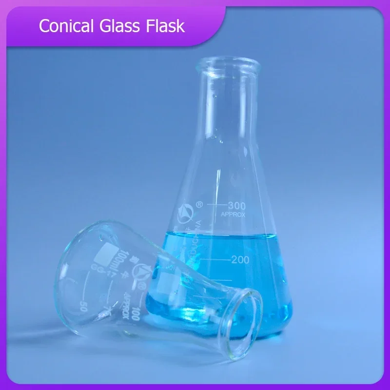 1-PC-Conical-Glass-Flask-High-Borosilicate-Glass-Erlenmeyer-flask ...