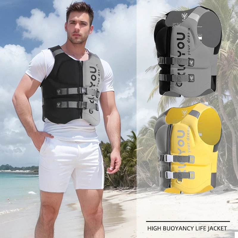Neoprene-Scuba-Life-Jacket-For-Men-Women-Snorkeling-Surfing-Life-Vest ...