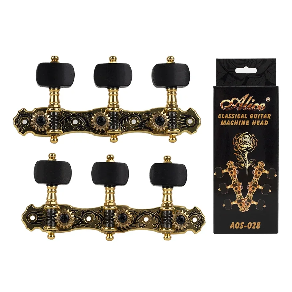 Alice-Machine-Head-AOS-028-1-Pair-Gold-Plated-Zinc-Alloy-Black-Dragon ...