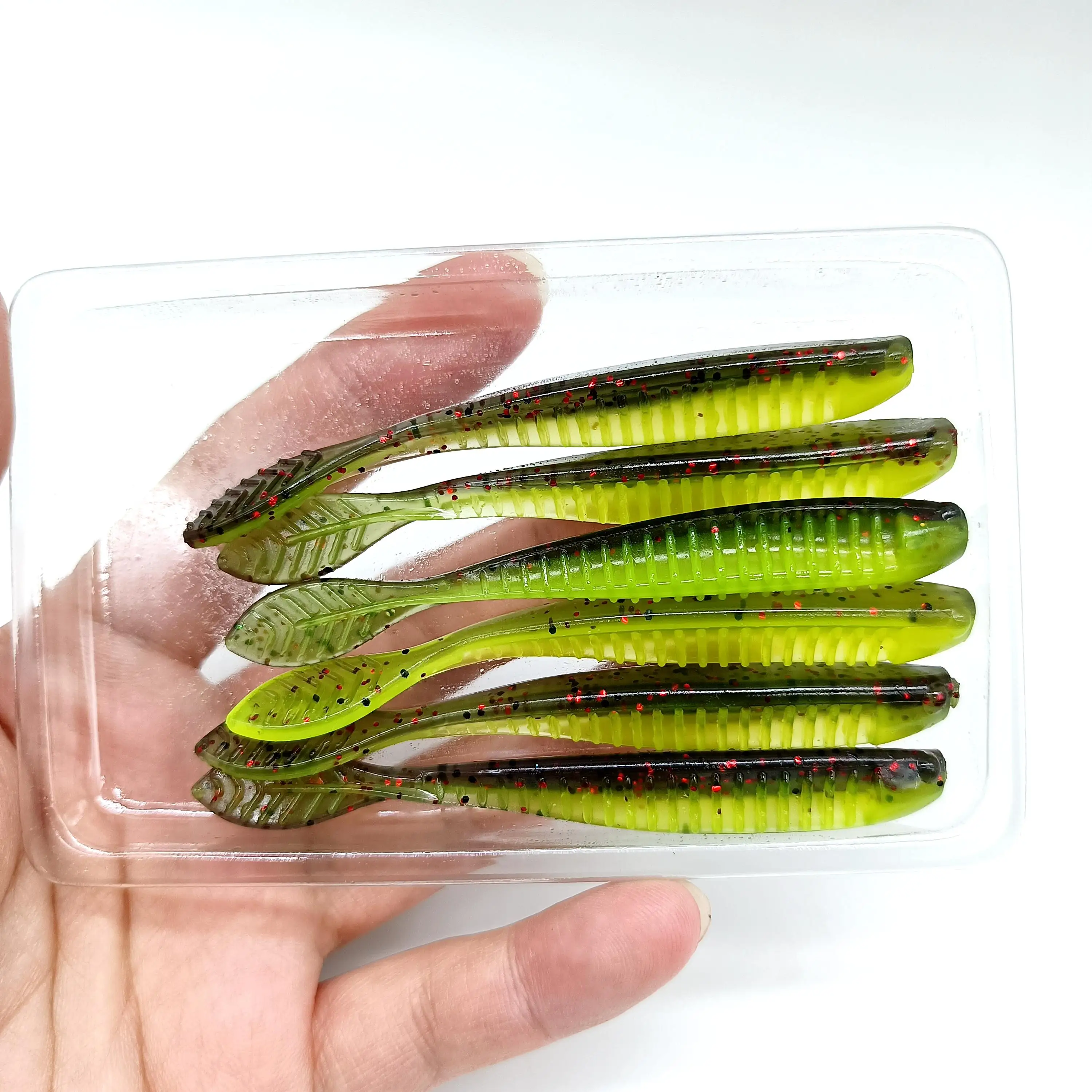 DUODUOYU 6PCS TPE Floating Fishing Soft Lure 2.3g/85mm Wobblers ...