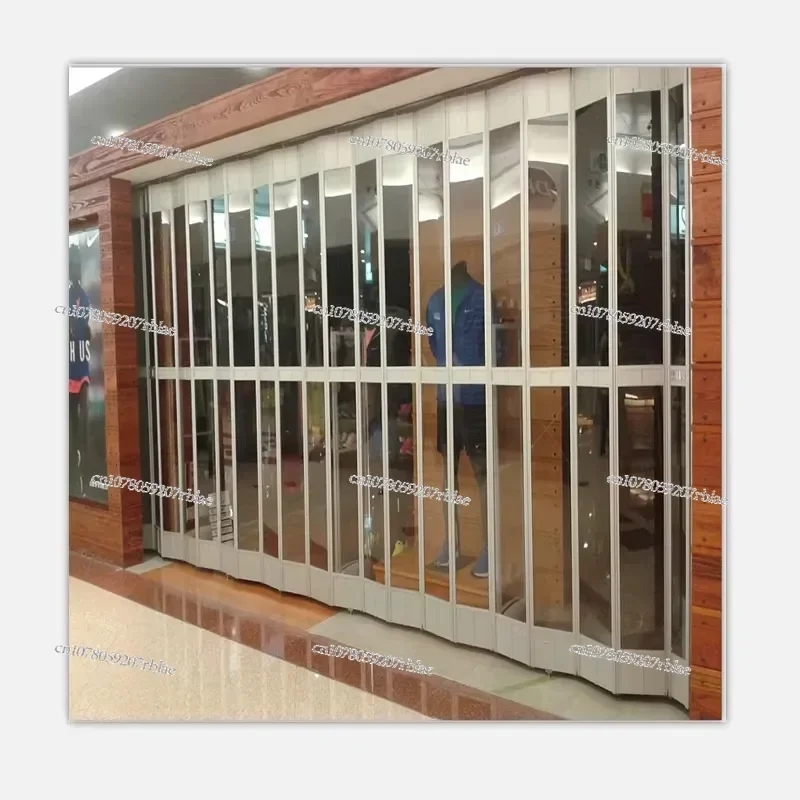 Polycarbonate-Folding-Door-Aluminum-Transparent-Plastic-Accordion-PVC ...