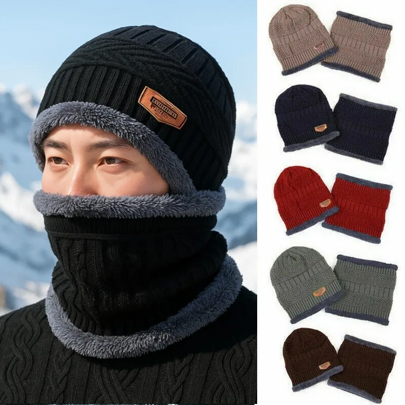 Winter Autumn Balaclava Face Mask Scarf Combo Warm Windproof Thickened ...