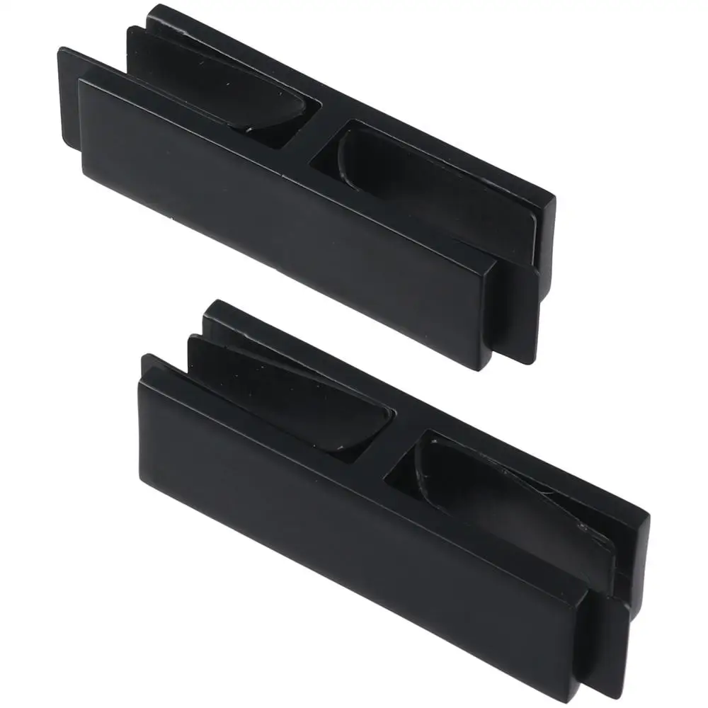 2-Pcs-Black-Glass-Clamp-Glass-Clip-Holder-Stainless-180-Sided-Railing ...