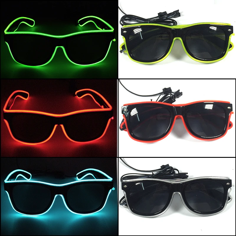 Festival Glow Glasses Led Party | Glasses Flashing Party | Glasses ...