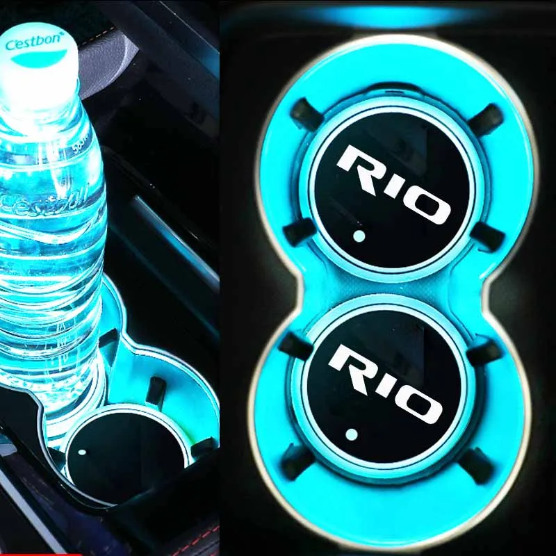 LED-Car-multicolor-atmosphere-light-water-coaster-For-kia-rio-2-3-4 ...