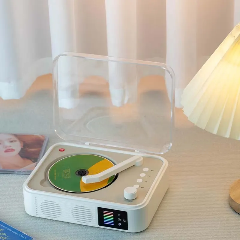 Home-Office-Retro-CD-Machine-Wireless-Bluetooth-Portable-Player-Gift ...