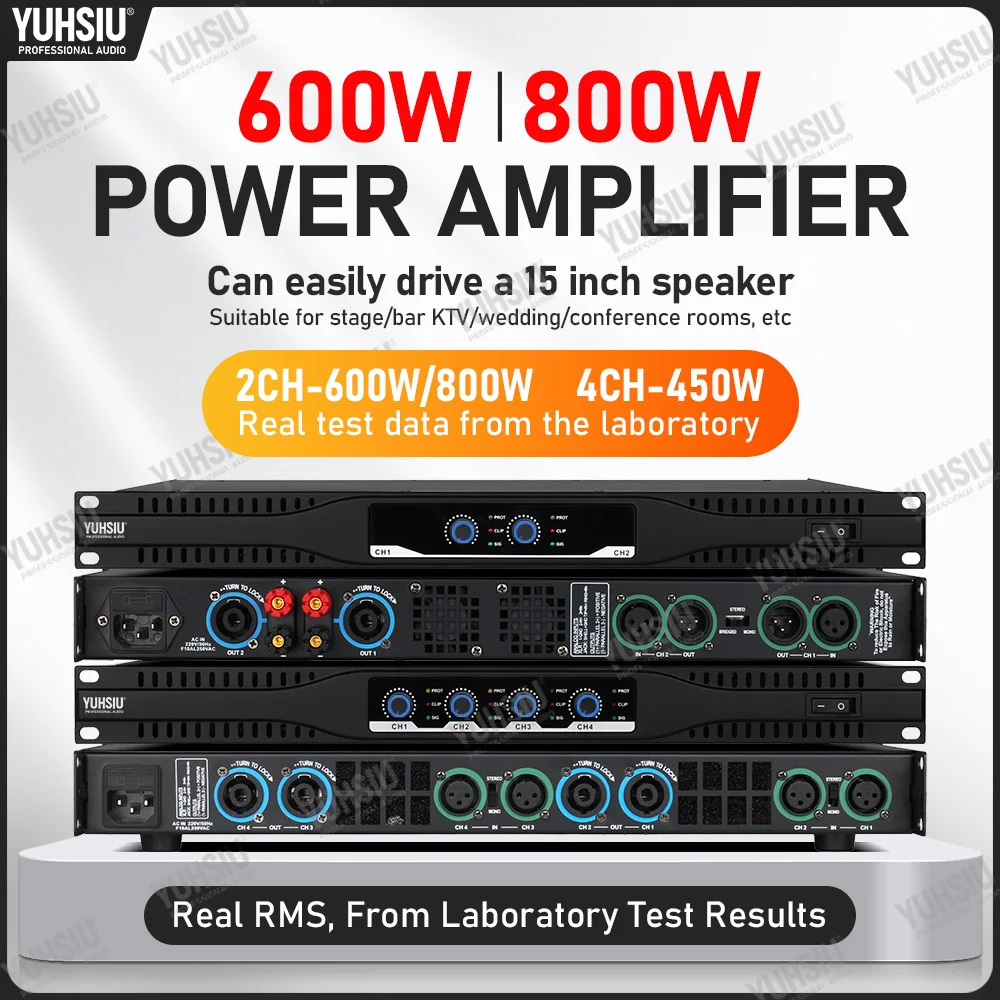 New-Professional-Digital-High-Power-1U-Amplifier-800W-2Channels-Audio-for-Disco-Outdoor-Concerts ...