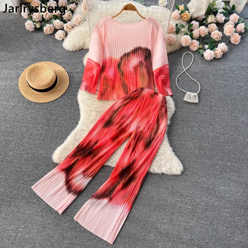 Fashion-Color-Changing-Pant-Suit-Women-Round-Neck-Pullover-Long-Sleeve ...