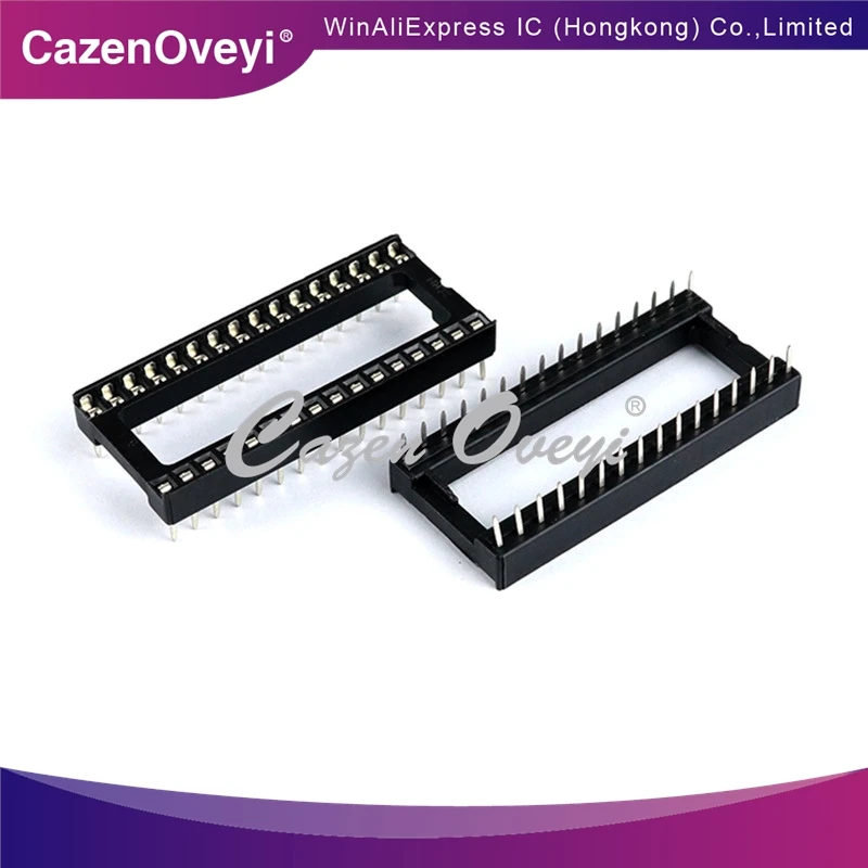 10pcs-lot-IC-socket-integrated-block-in-line-DIP-single-chip ...