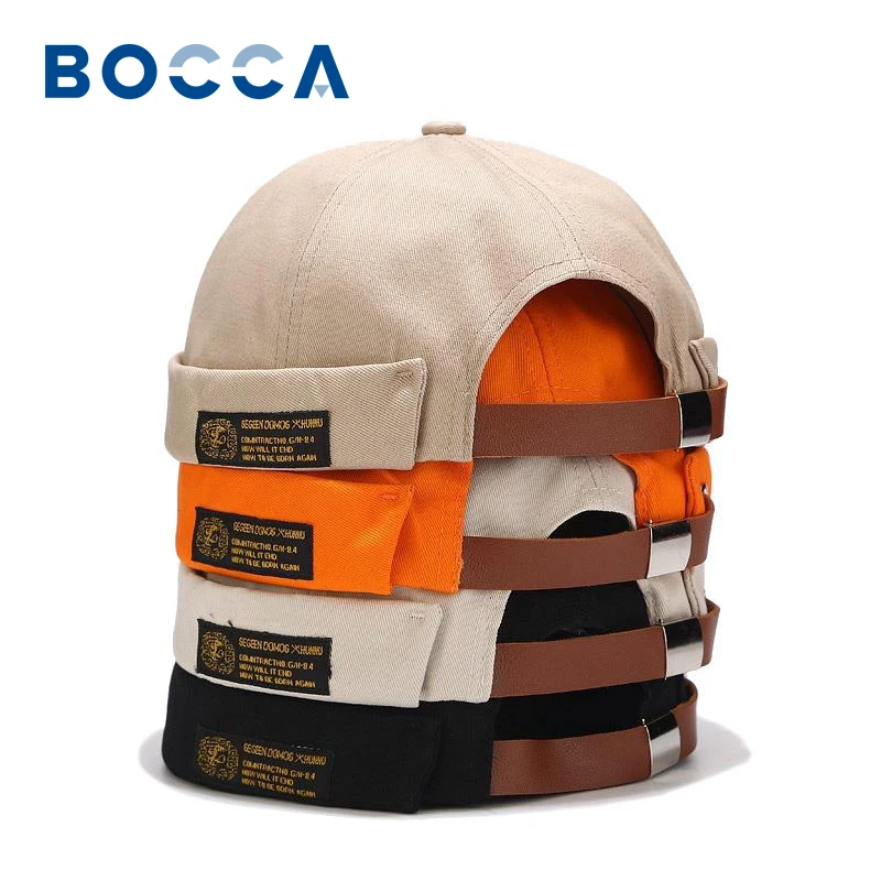 Bocca-Docker-Cap-Without-Visor-Brimless-Caps-Retro-Skullcap-For-Men ...