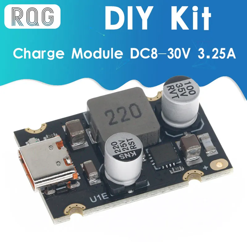 QC4.0 QC3.0 Type-C USB PD65W Fast Charging Adapter Module DC8-32V 3.25A 65W Step Down Module For ...