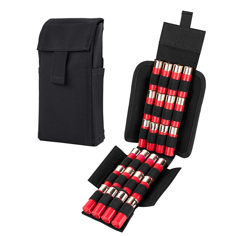 25 Round Shell Pouch 12 Gauge 12GA Shotgun Reload Molle Magazine Holder ...