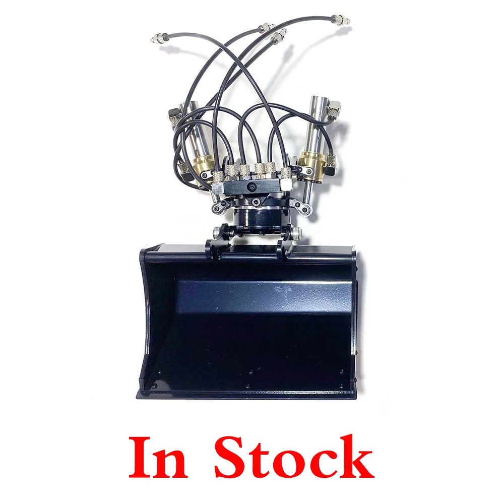 Hydraulic Bucket 1/14 Metal Excavator Model Special Bucket Rotatable ...