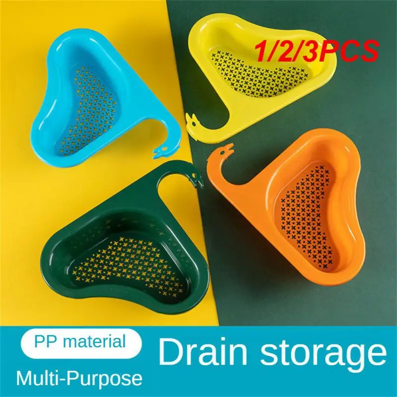 1-2-3PCS-Kitchen-Sink-Drain-Strainer-Basket-Leftover-Garbage-Filter ...