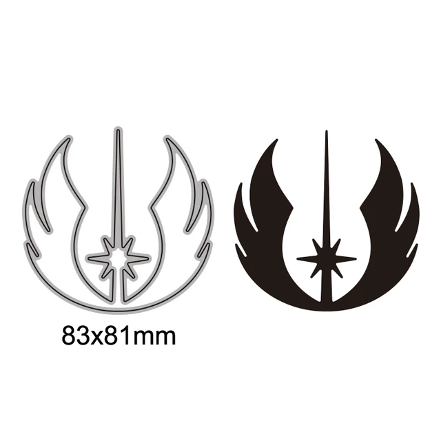 Símbolo Jedi En Blanco Y Negro