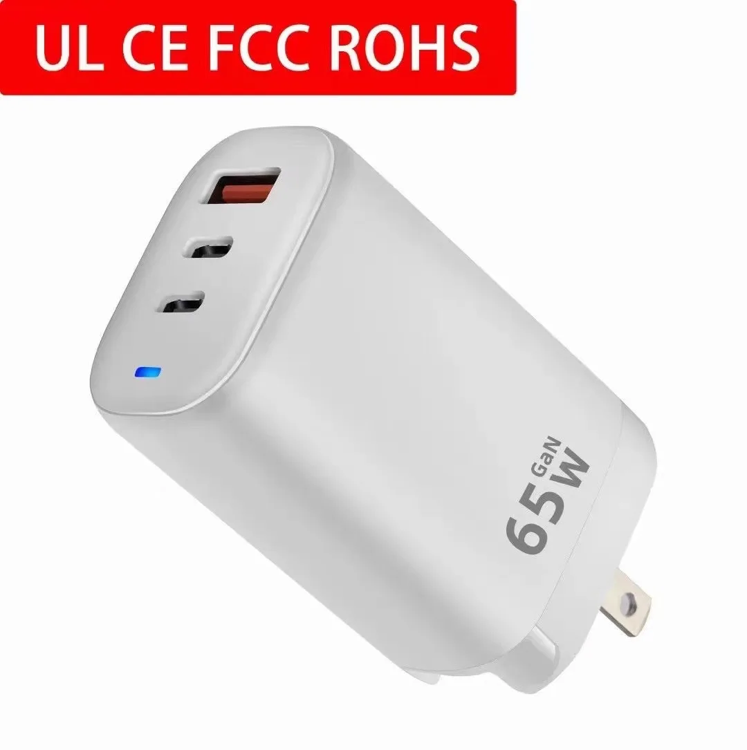 Fast-Charger-65W-UK-EU-AU-US-Koren-Plug-Adapter-QC-and-PD-Phone-Charger ...