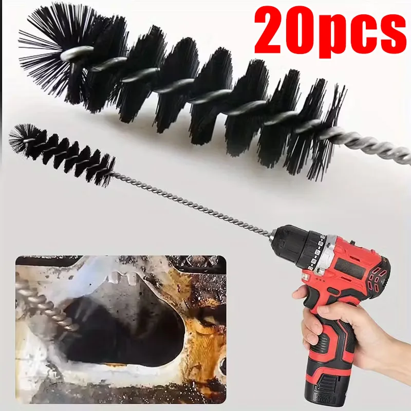 20pcs Car Air Door Carbon Deposit Cleaning Brush Stainless Steel Gap ...
