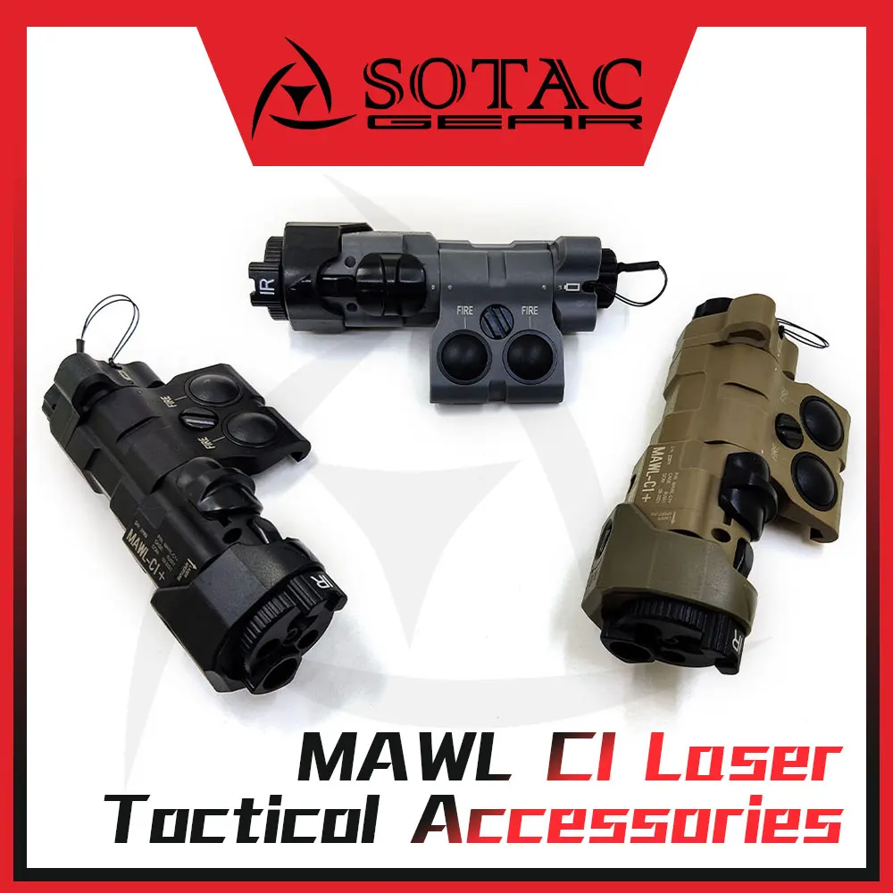 SOTAC-GEAR-Tactical-IR-Light-MAWL-C1-IR-Green-Laser-LED-Light-Dual ...