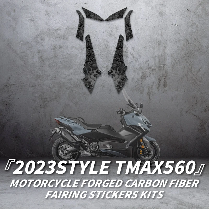 Use For YAMAHA TMAX560 2022 23 25 Years Bike Forged Carbon Fiber ...