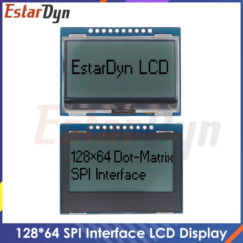 12864 SPI LCD Module 128X64 SPI ST7567A COG Graphic Display Screen Board LCM Panel 128x64 Dot ...