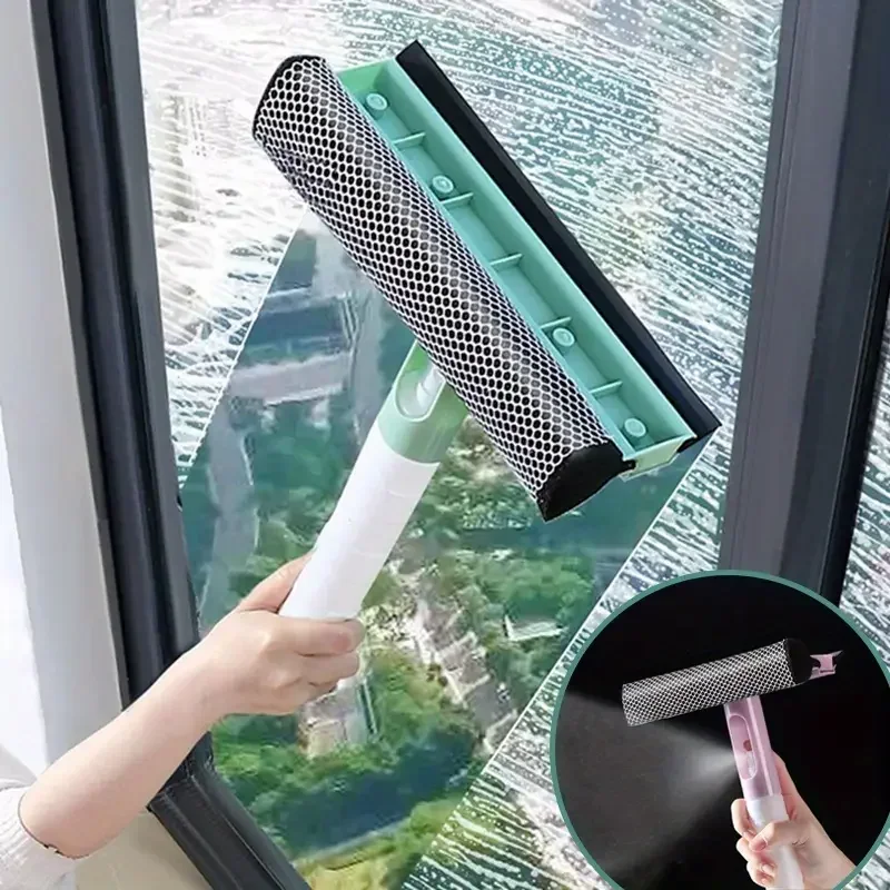 3 In 1 Window Cleaning Brush Glass Wiper for Bathroom Mirror Window ...
