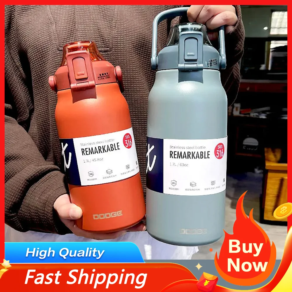 DODGE-Large-Capacity-Thermo-Bottle-Stainless-Steel-Thermal-Water-Bottle ...