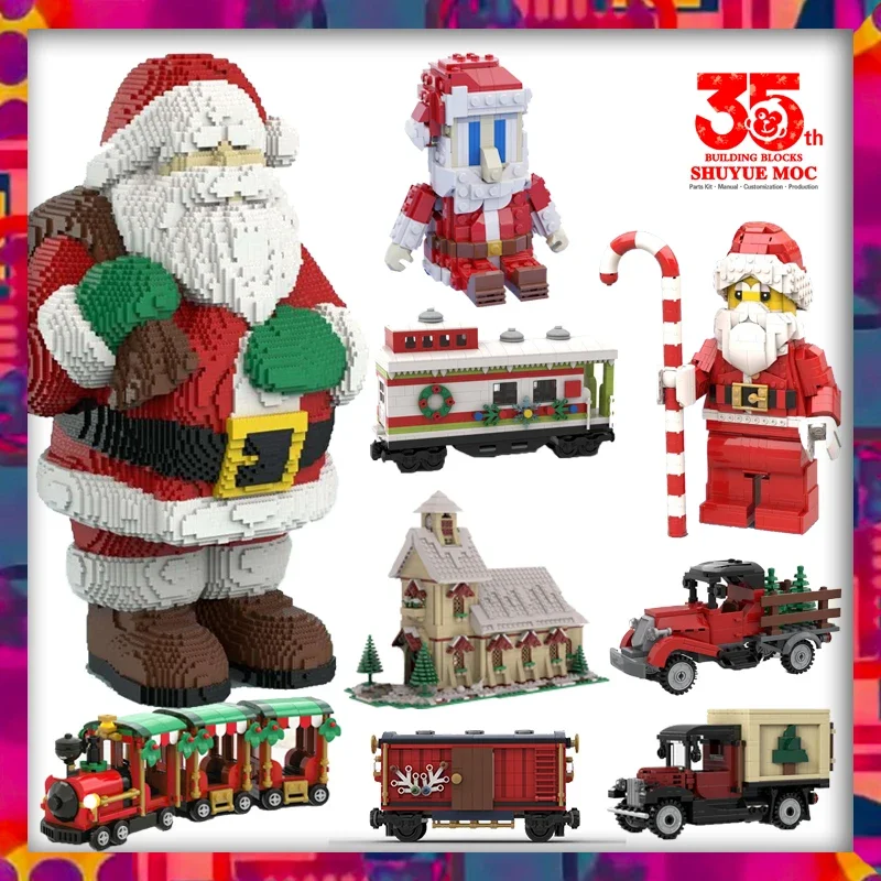 block-build-christmas-vacation-house-xmas-train-puzzle-santa-holiday ...