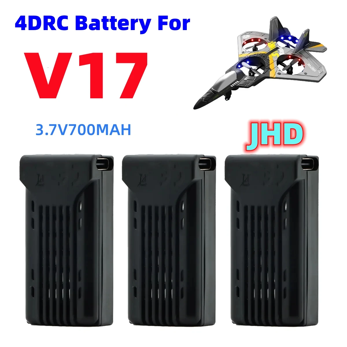 JHD Oringal 4DRC V17 RC Airplane Battery 700mAh Battery For Original 4D ...