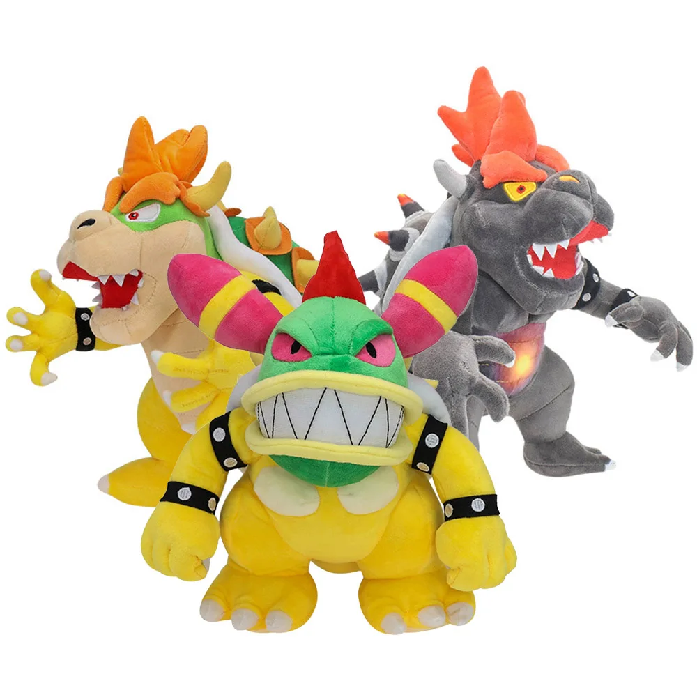 5/Lot 3 Styles Angry Female Bowser 28-29CM Plush Doll - AliExpress 26