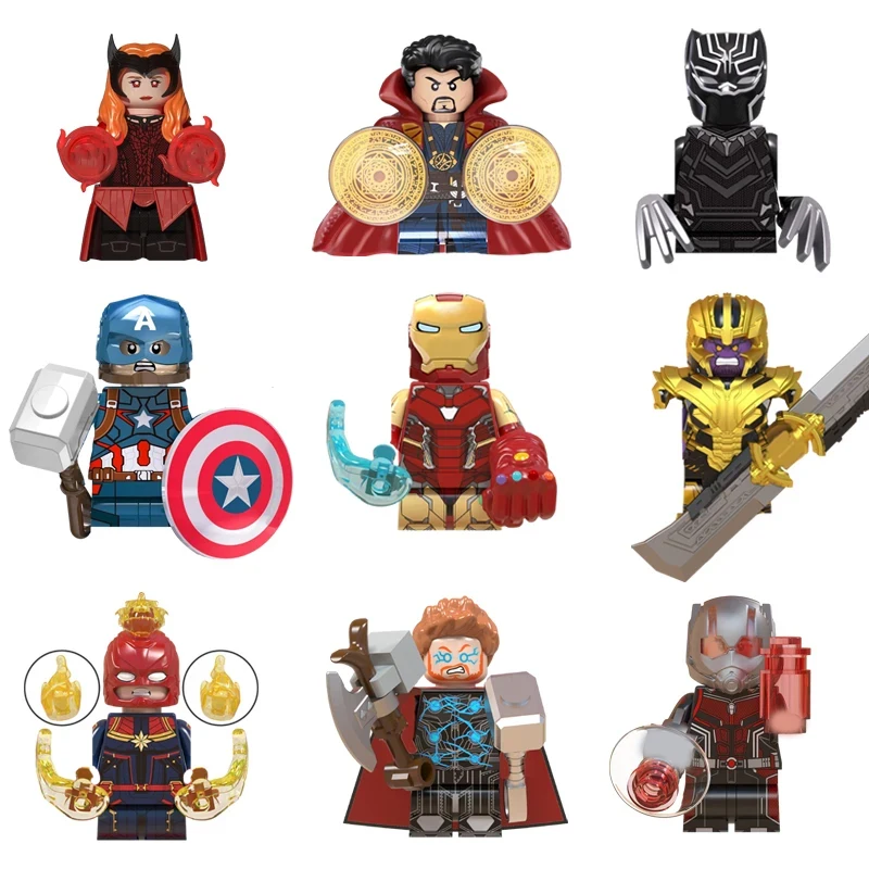 Marvel-Legends-Building-Blocks-Toy-para-crian-as-Disney-Lega-personagem ...