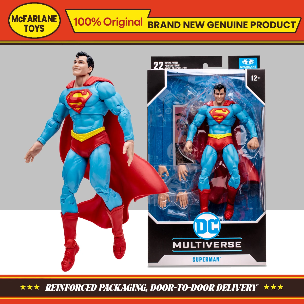 McFarlane-DC-Classic-Superman-Action-Figure-7-Polegadas-Cole-o-de ...
