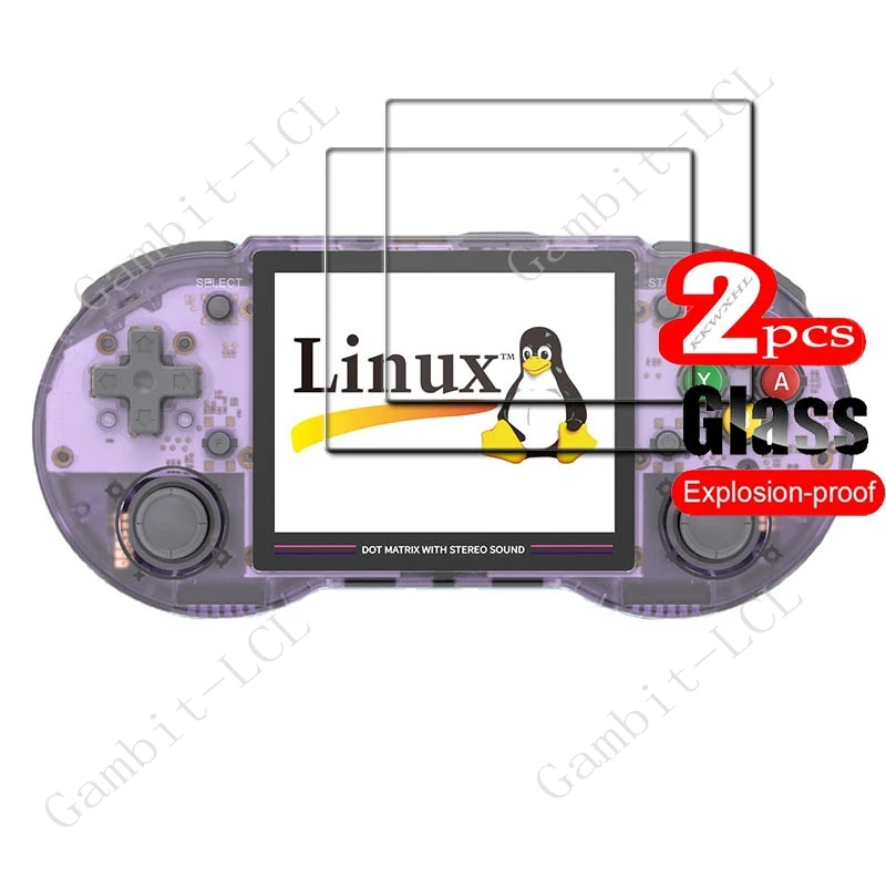 2PCS-FOR-RG353P-RG353PS-3-5Inch-Player-Games-Tempered-Glass-Protective ...