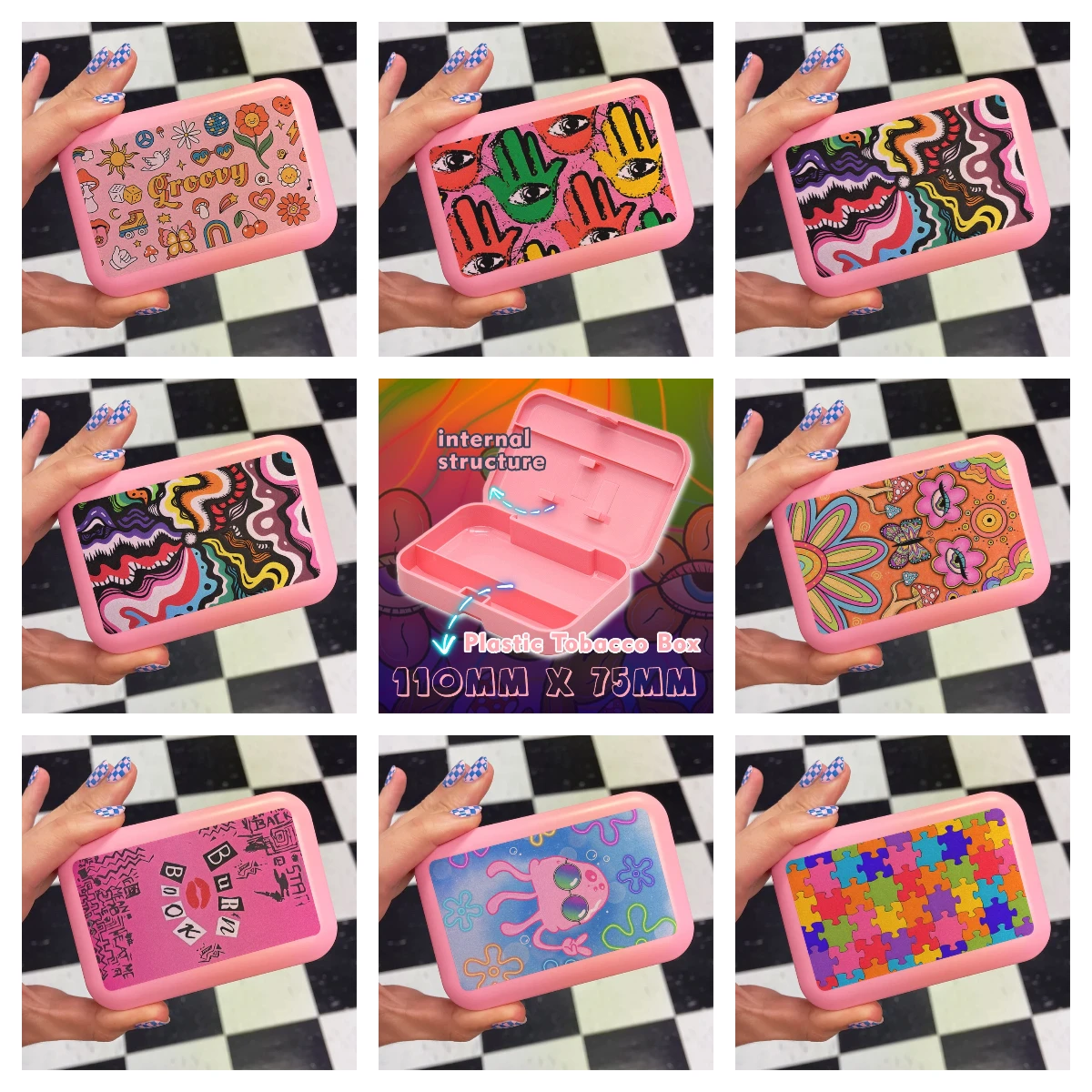 2023 NEW Pink Tobacco Storage Box Creative Pink Box For Smoke Girls ...