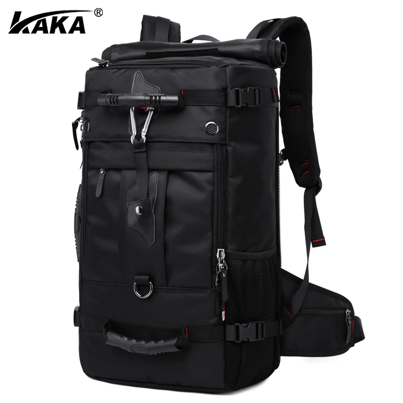 Kaka Men Backpack Travel Bag 40l Large Capacity Polyester Waterproof ...