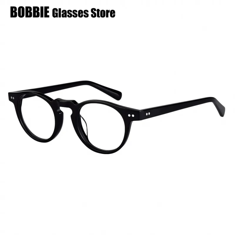 Eyeglasses-Men-Small-Round-Vintage-Acetate-Glasses-Frame-Women-Eyewear ...