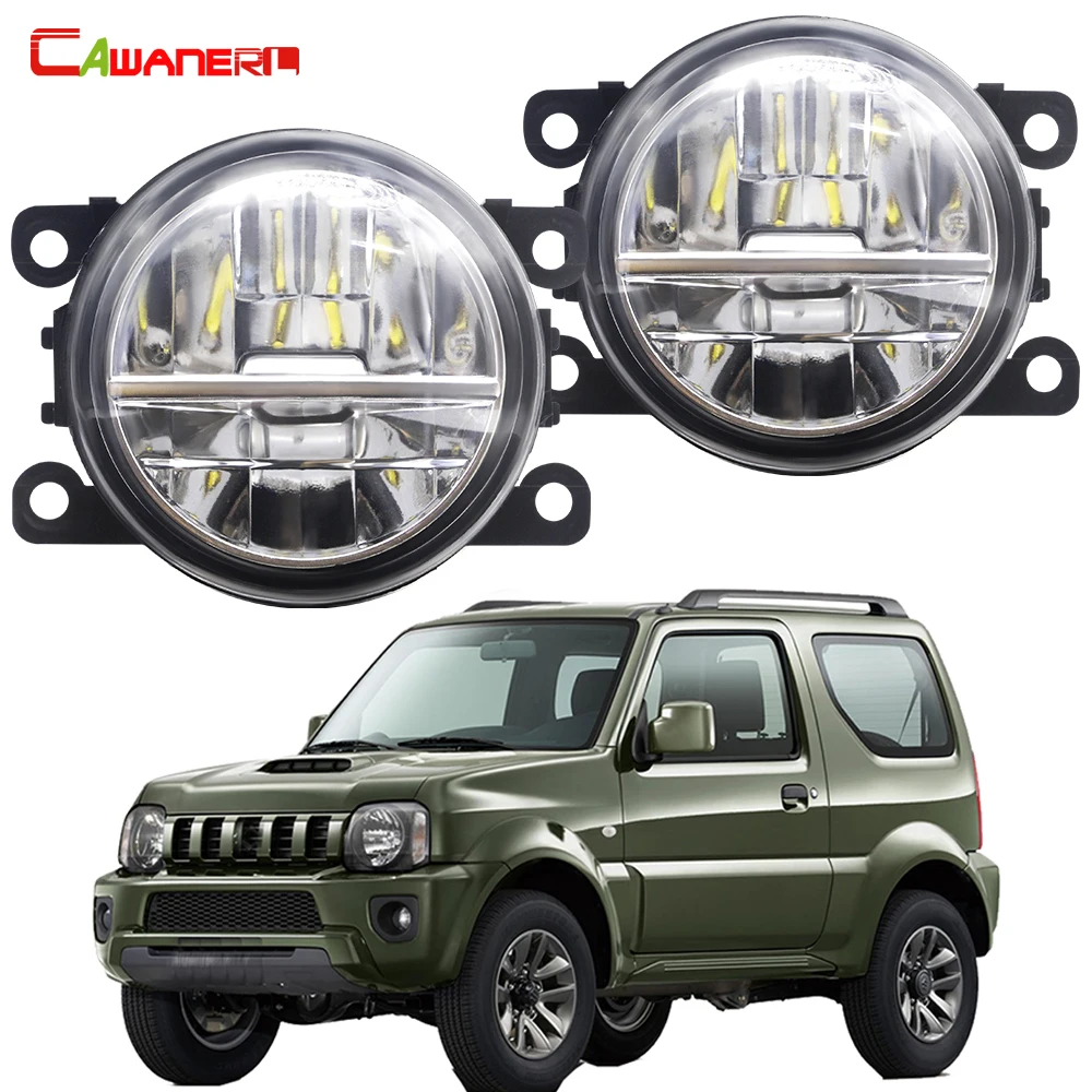 2-Pieces-Car-Front-LED-Fog-Light-Assembly-For-Suzuki-Jimny-FJ-1998-2014 ...
