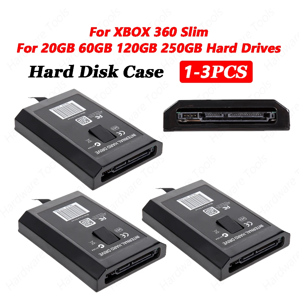 Caso do disco rígido para Xbox 360 Slim, Caixa de disco rígido HDD ...