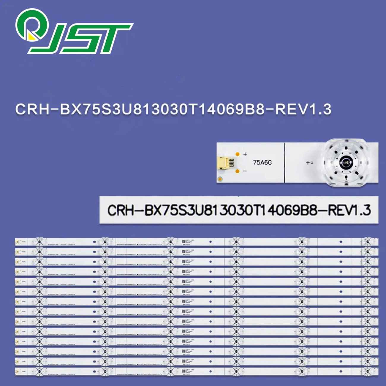 14pcs-LED-75R6E3-75H6570G-75H6510G-75A6G-HD750S3U72-TAB1-S2-GM-ROH ...