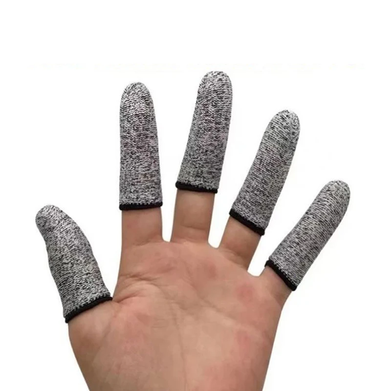 10Pcs Anti-Cut Finger Cover Finger Protector Sleeve Level 5 High ...