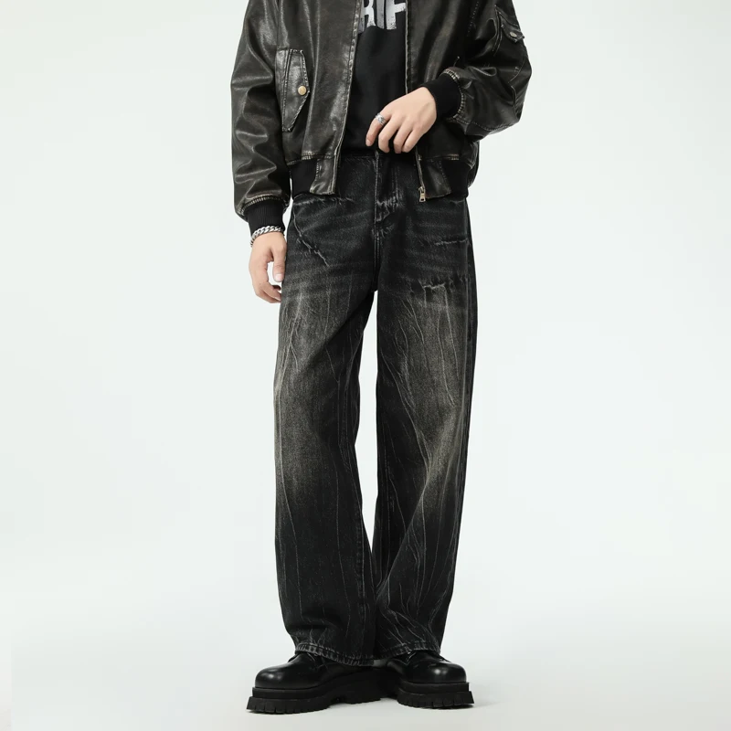 Streetwear-high-end-personalized-design-indentation-texture-men-s-jeans ...