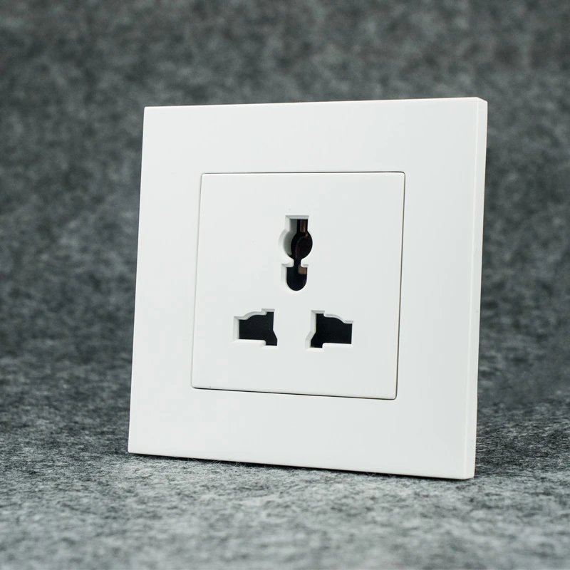 Avoir White Power Socket Type C USB Plug Push Button Light Switch 2 Way ...