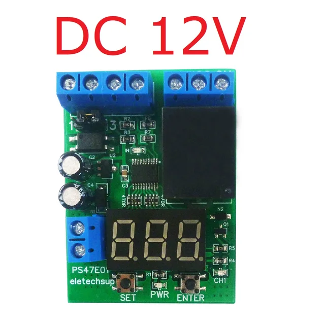 DC 12V 24V LED Digital Relay Switch Control Board Module Relay Module ...