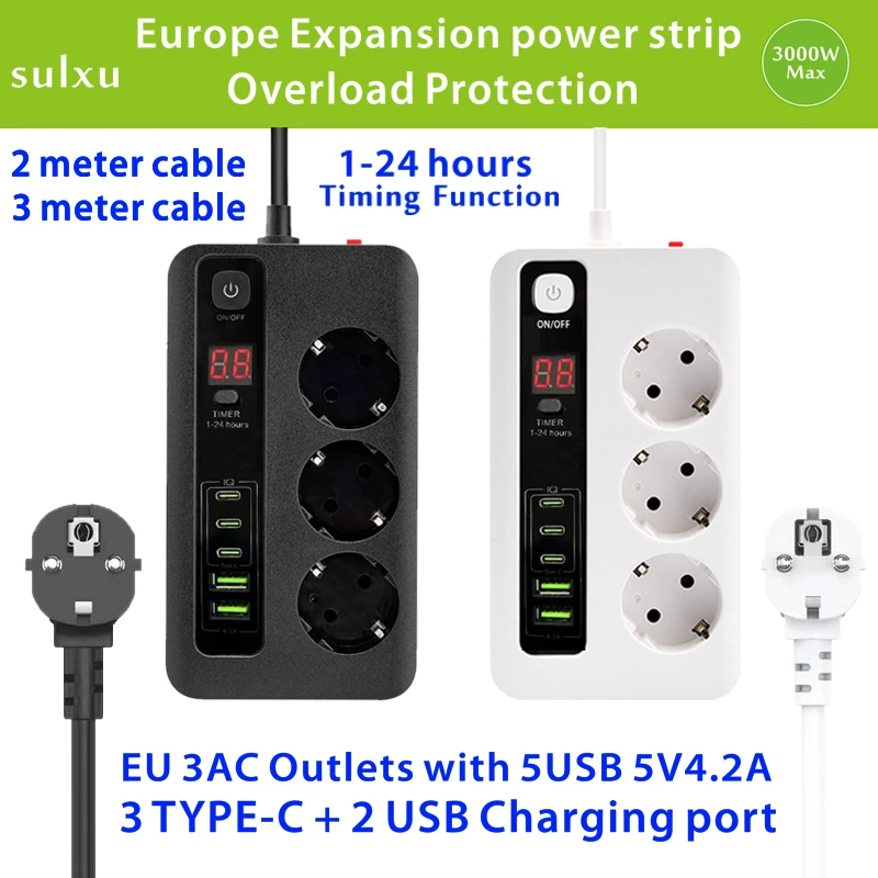 European-expansion-power-strip-with-overload-protection-and-timing ...