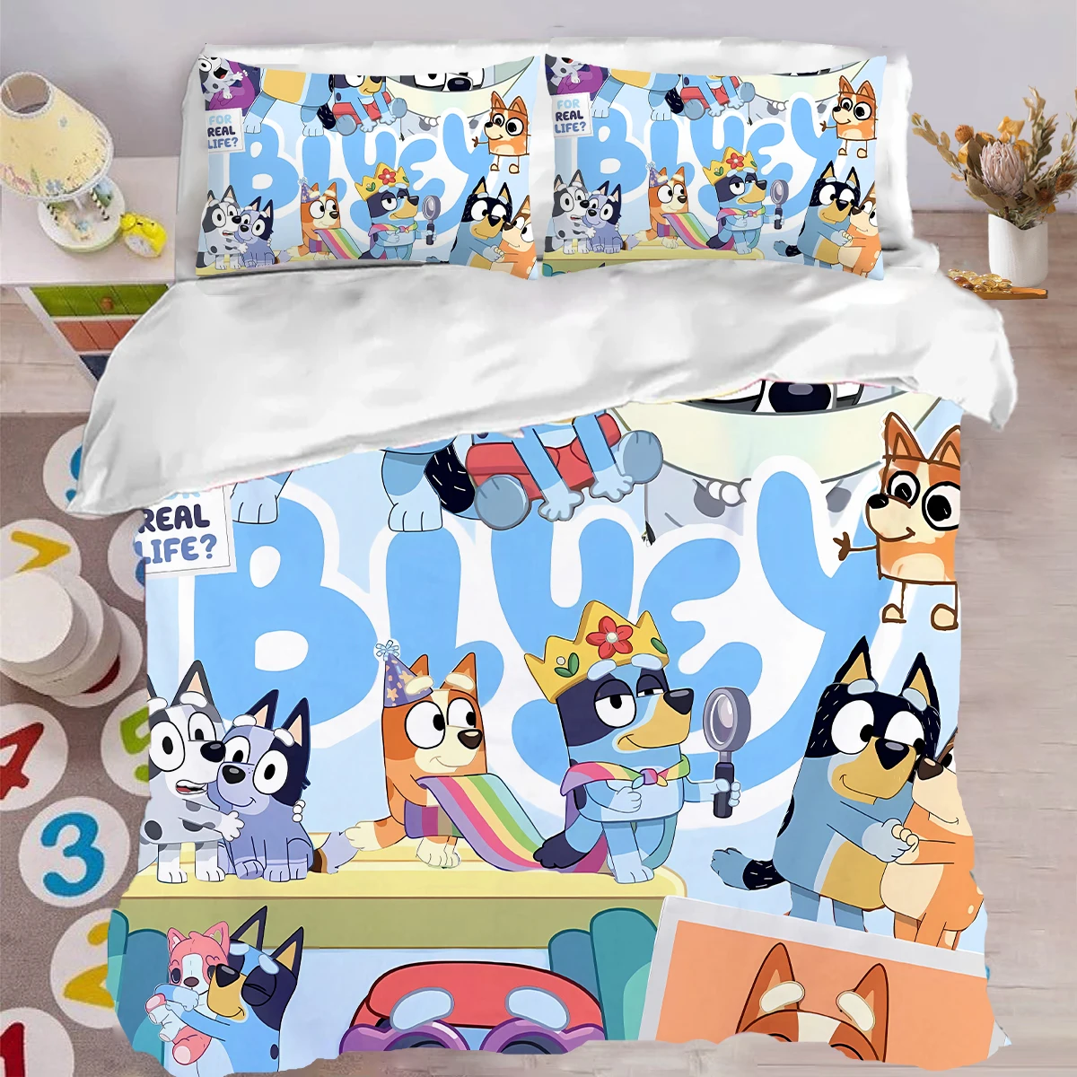 Bluey-Bingo-Chilli-Quilt-Cover-Pillowslip-Anime-Cartoon-Kidroom-Deco ...