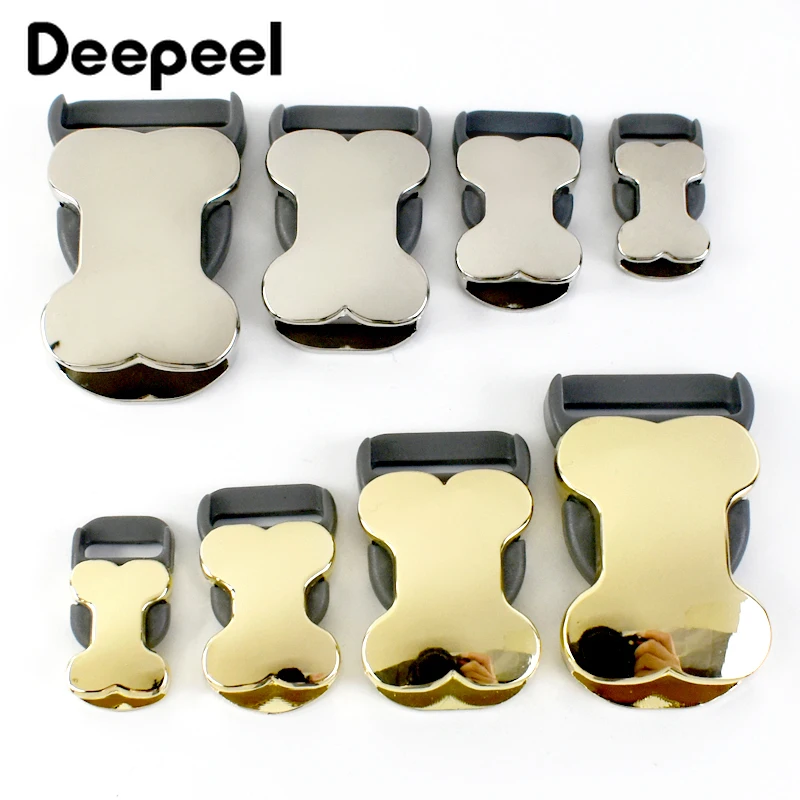 2-4-10Pcs-Deepeel-10-25mm-Metal-Side-Release-Buckles-Bone-Shape-Bag ...
