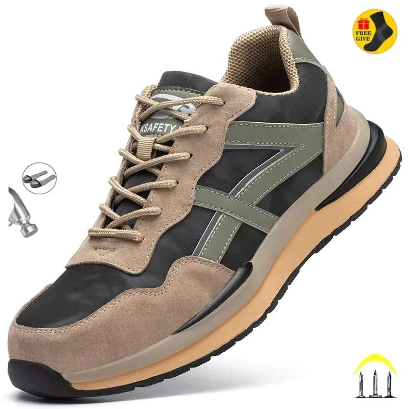 Waterproof-Work-Safety-Shoes-Steel-Toe-Cap-Reflective-Strip ...