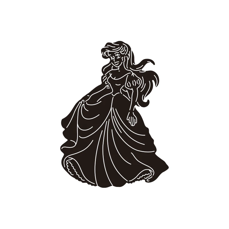 Princess Ariel Silhouette