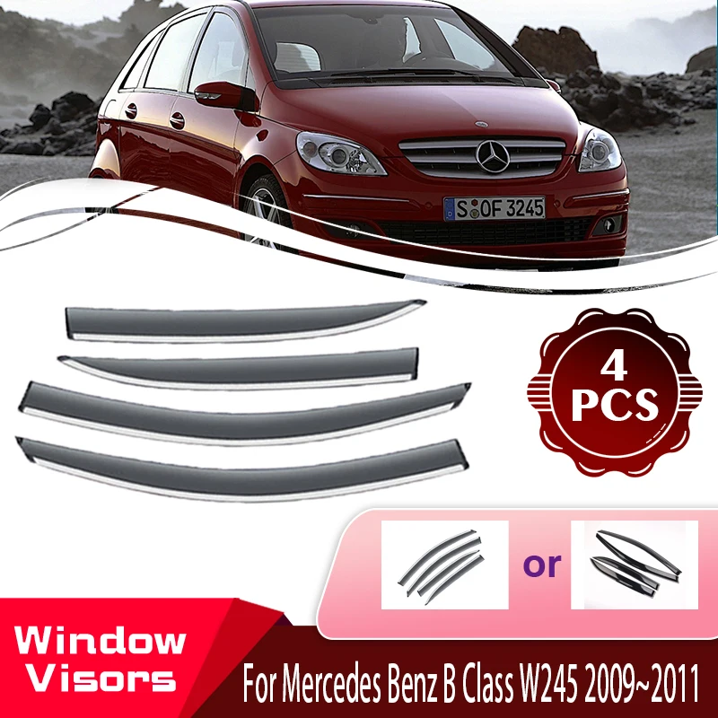 Window-Visors-For-Mercedes-Benz-B-Class-W245-B200-B180-2009-2011-Car ...