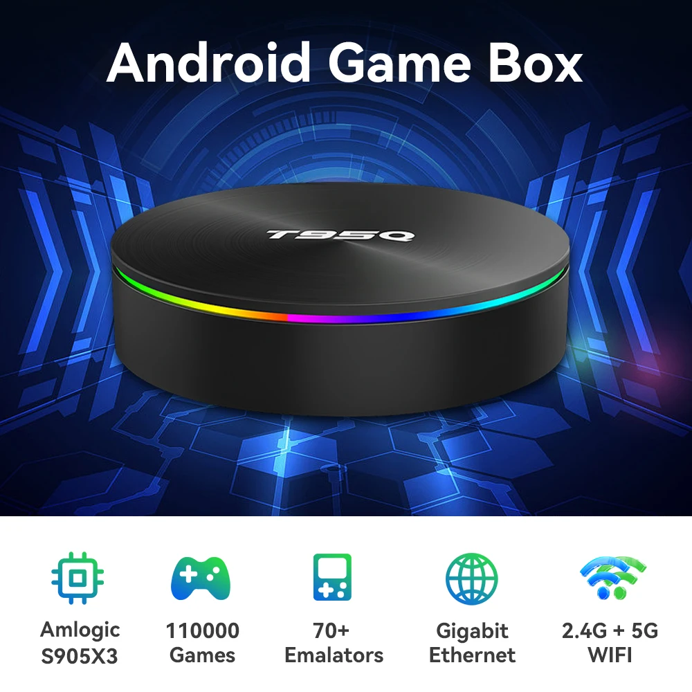 Retro Video Game Console & Android TV Box In One 4K Game Box 110000 ...
